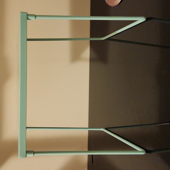 Other | Small Aqua Colored Metal Stand | Poshmark
